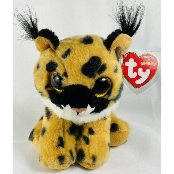 Ty | Toys | Ty Original Beanies Larry Lynx Velvet Ty 28 Plush Animal ...